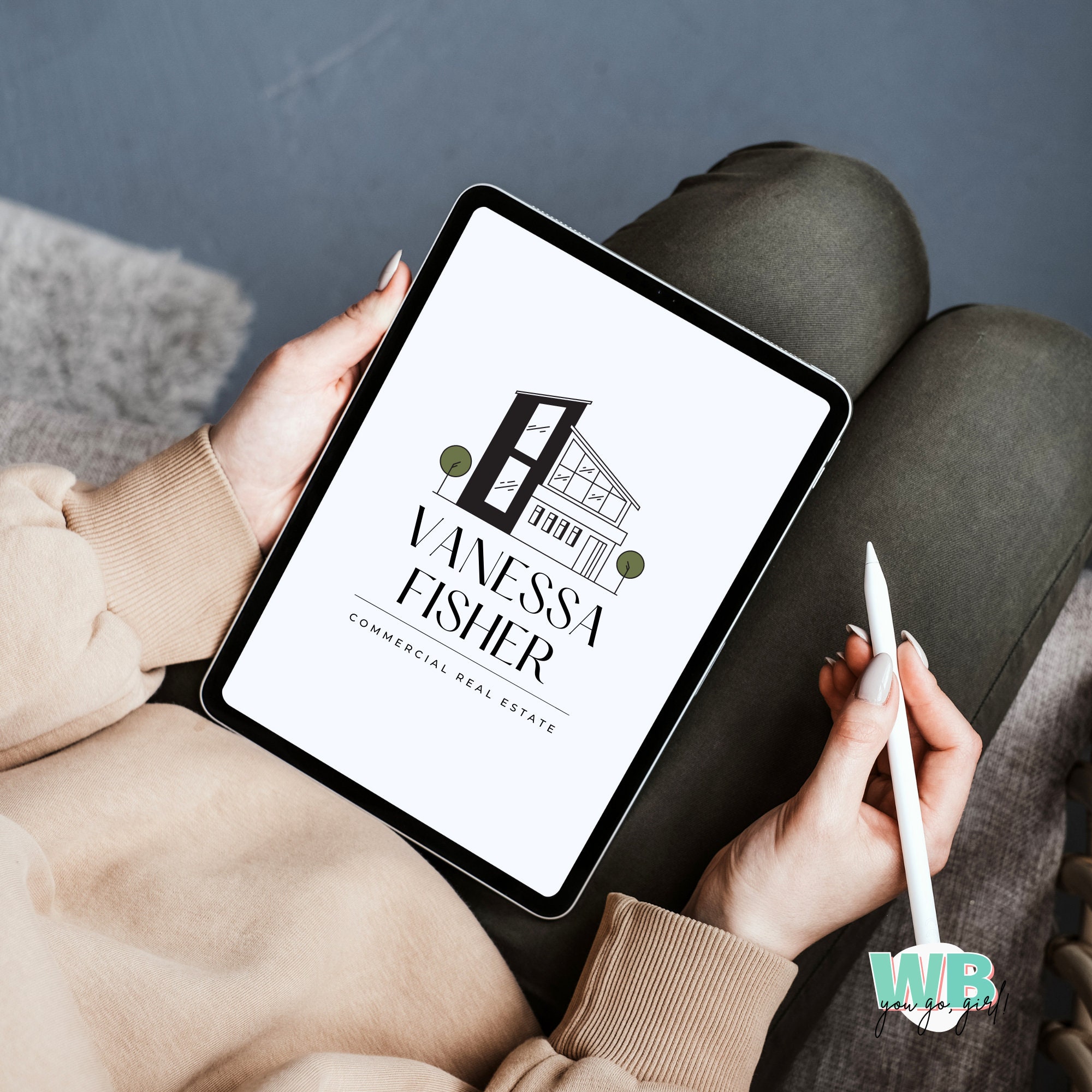 Commercial Real Estate Logo Design, DIY Logo Canva Template, Commercial ...