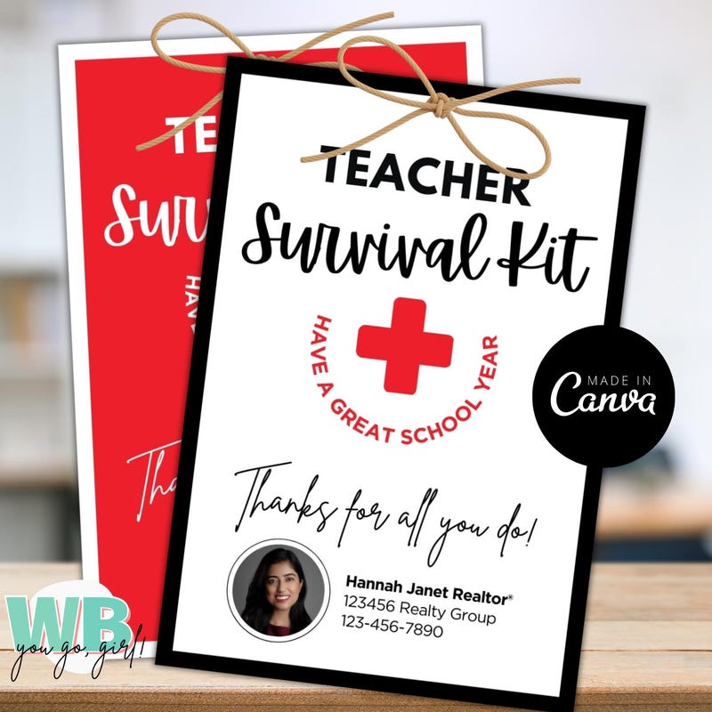 Teacher Survival Kit - Etsy