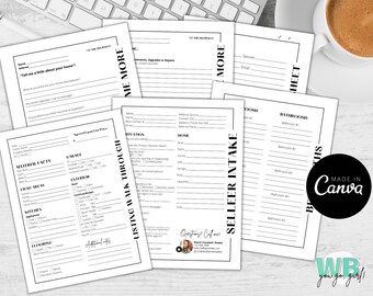 Lead Intake Forms Realtor Client Contact Form Real Estate - Etsy