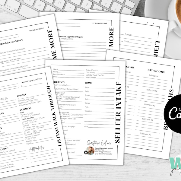 Seller Walk Through Forms for Real Estate - Etsy