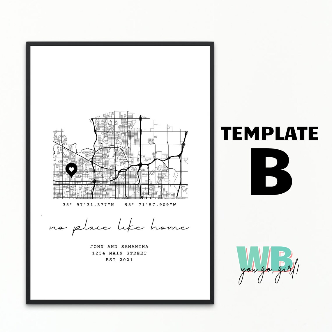 Personalized Map Custom House Map Personalized House Warming | Etsy