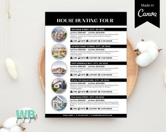 Home Tour Schedule, Pre Showing Checklist, Real Estate Marketing, House ...