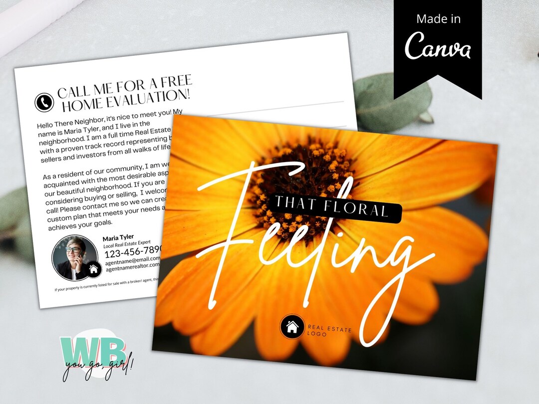 Realtor Spring Postcards, Spring Mailers, Real Estate Spring Mailers ...