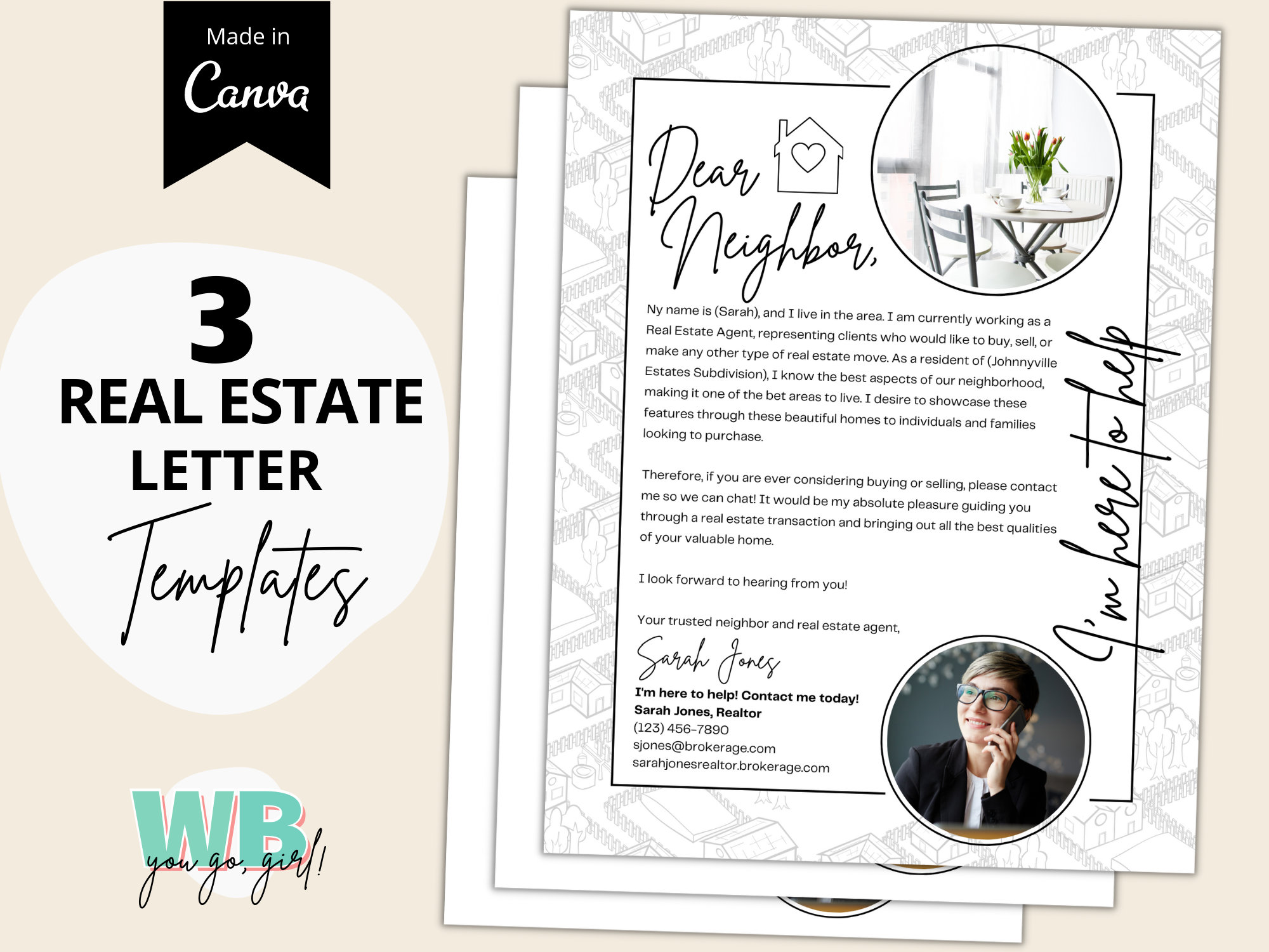 Real Estate Agent Letter New Real Estate Flyer Real Estate - Etsy
