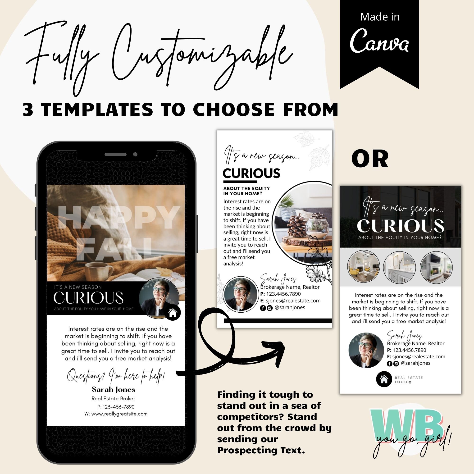 Prospecting Text Message, Textable Real Estate Card, Home Equity ...