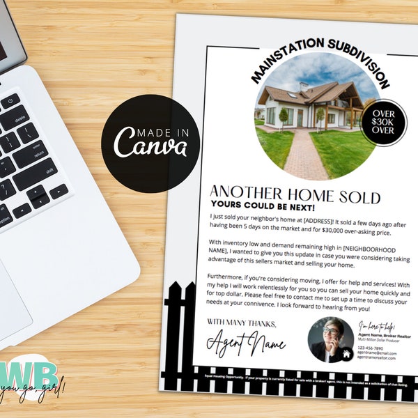 Seller Letter Just Sold - Etsy