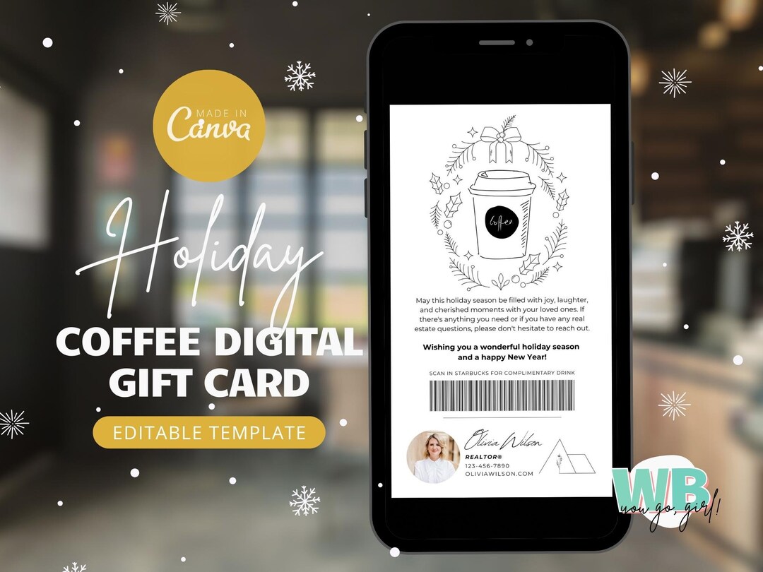 Client Text Message Template Starbucks Coffee Gift Card, Christmas ...