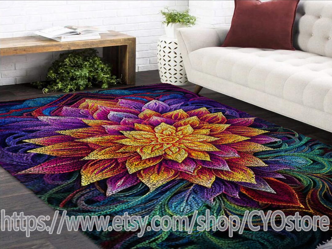 New Latch Hook Kits, Large Latch Hook Rug Kit for Adults Latch Hook ...