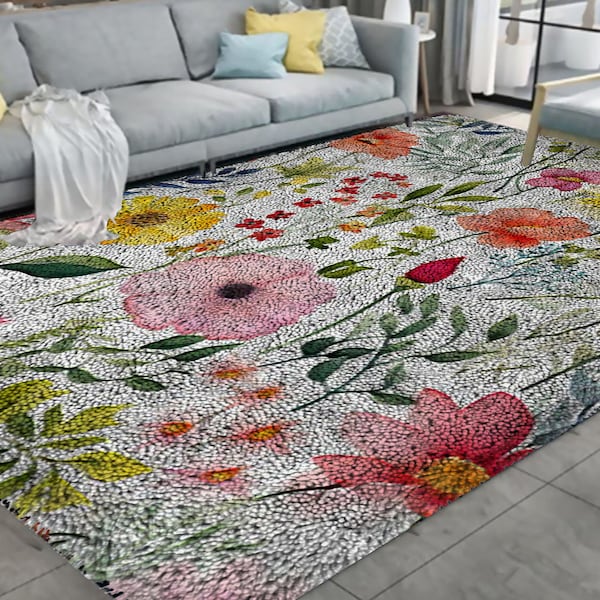 Latch Hook Rug Roses - Etsy