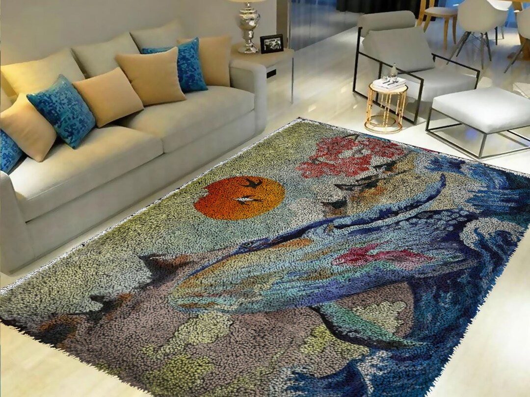 Latch Hook Kits, Large Latch Hook Rug Kit for Adults Latch Hook Kits ...