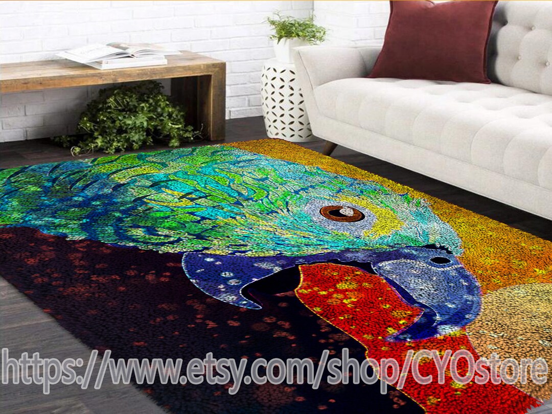 Parrot Latch Hook Kits, Large Latch Hook Rug Kit for Adults Latch Hook ...