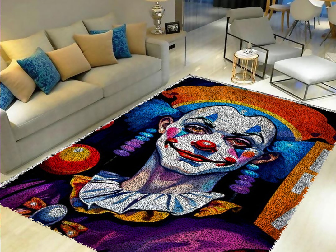 Clown Latch Hook Rug Kit: DIY Tapestry, Christmas Decor/all Materials ...