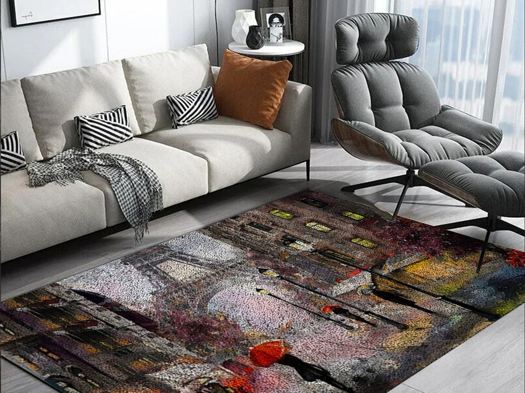 ETSY Exclusive: Handcrafted Latch Hook Carpets. PARIS STREET Designs ...