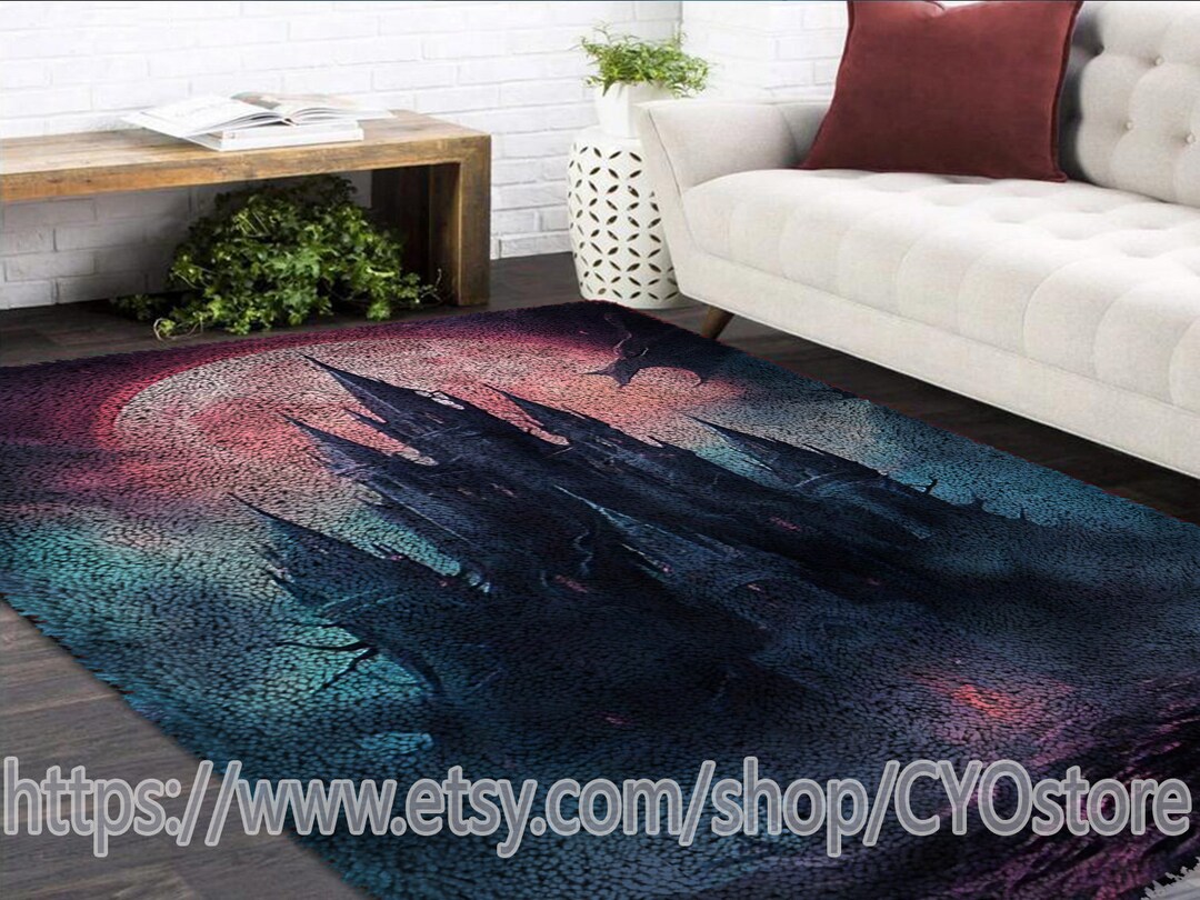 Gothic Castle Latch Hook Rug Kit: DIY Tapestry Craft - Etsy