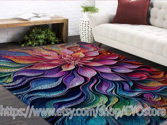 Latch Hook Kits Large Latch Hook Rug Kit for Adults Latch Hook Kits With Printed Canvas multi Functional tapestry carpet gift flower Etsy