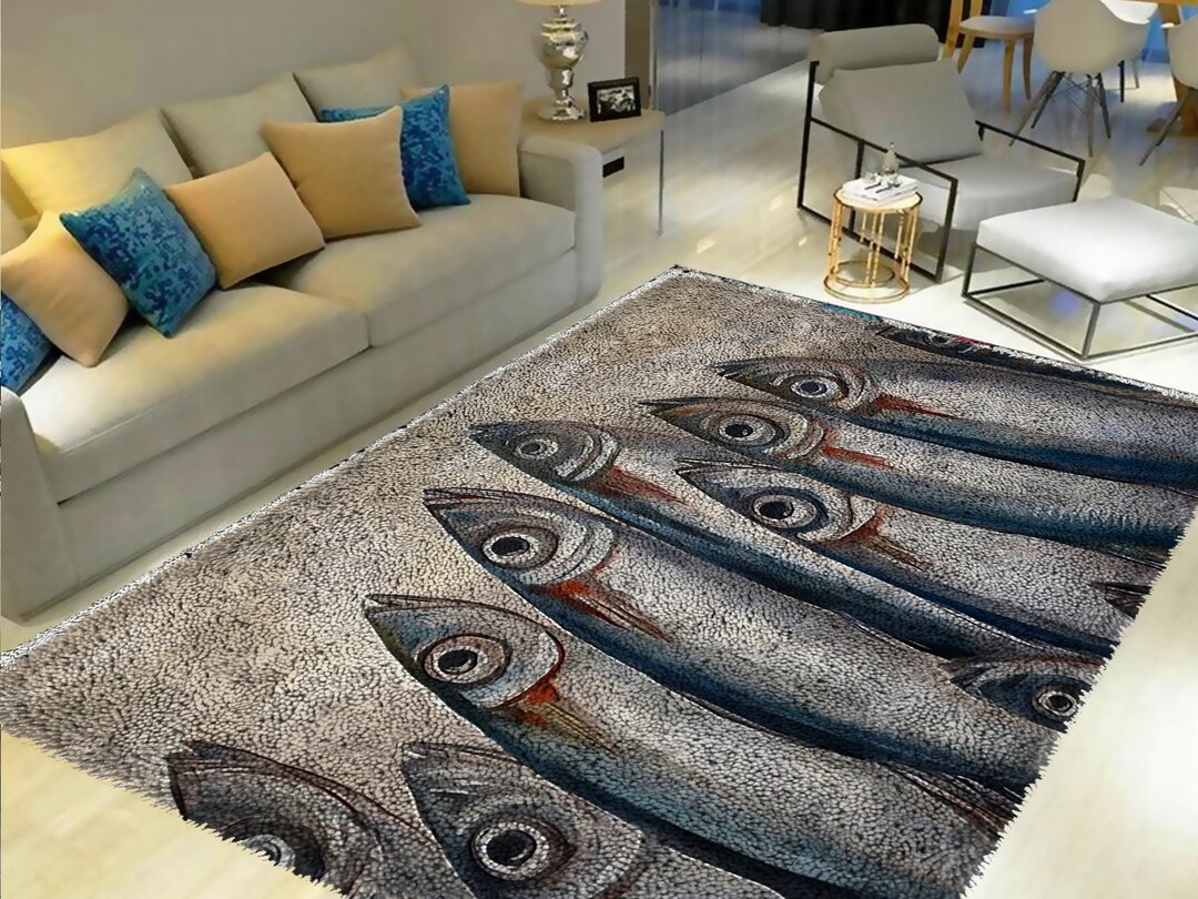 A Pile of Fish Latch Hook Kits, Large Latch Hook Rug Kit for Adults ...