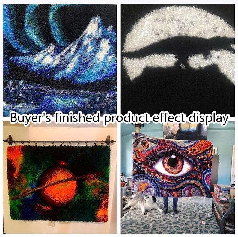 Train Latch Hook Rug Kit: Pre-printed Canvas, Non-slip - Etsy