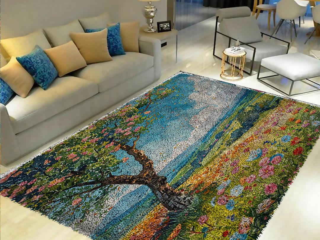 Latch Hook Kits, Large Latch Hook Rug Kit for Adults Latch Hook Kits ...