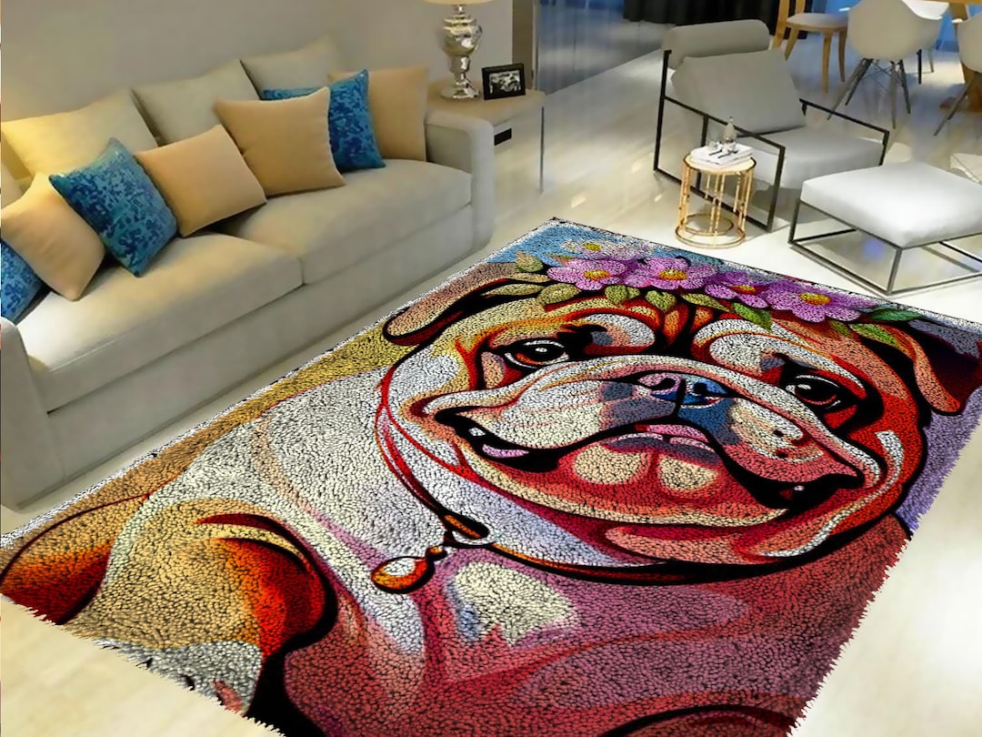 Dog Latch Hook Kits, Large Latch Hook Rug Kit for Adults Latch Hook ...