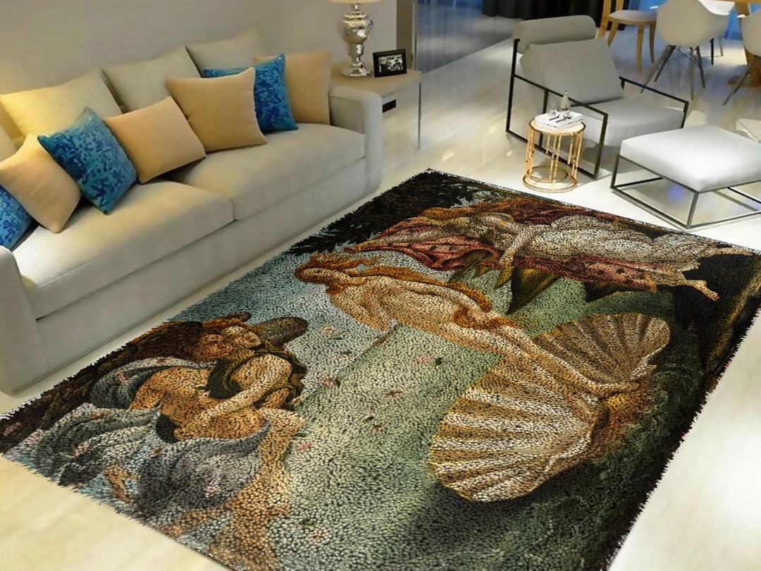 Birth of Venus by Sandro Botticelli Latch Hook Kits, Large Latch Hook ...