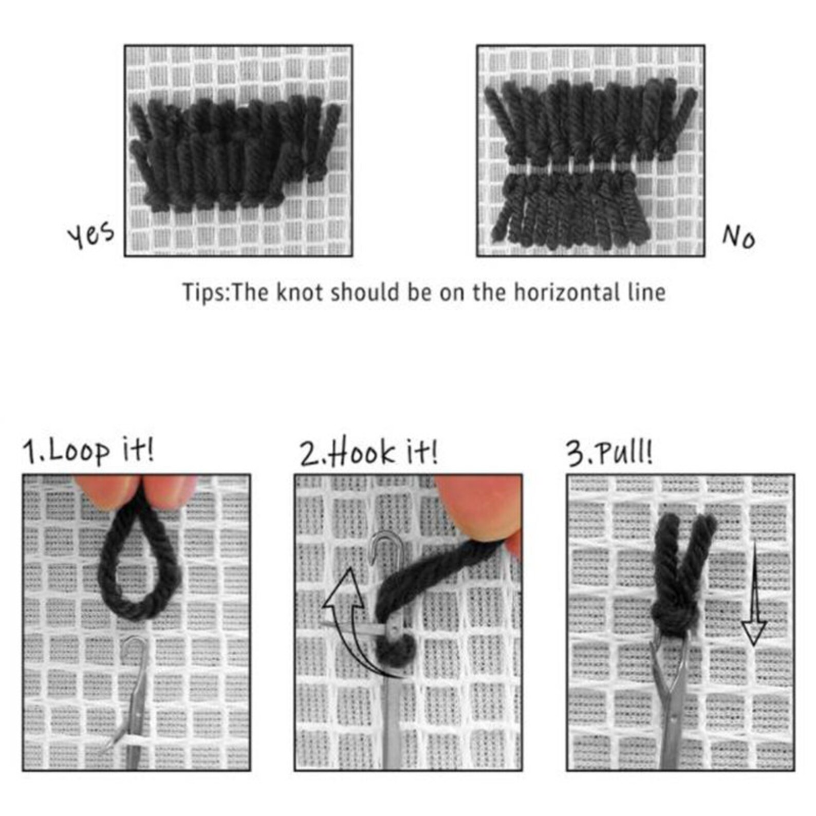 Hope Forest Girl DIY Latch Hook Kits With Printed Pattern - Etsy