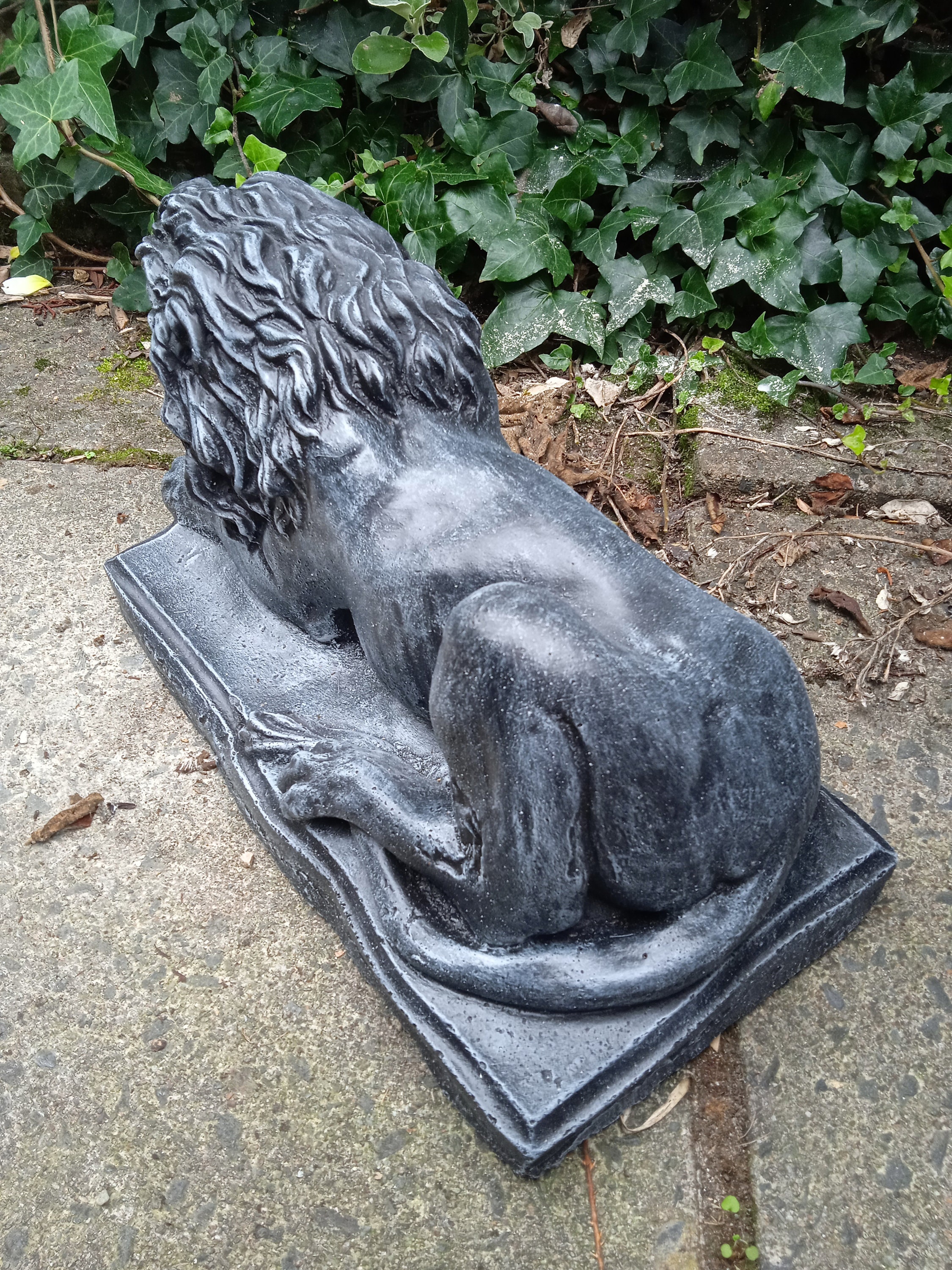 Roman Themed Vatican City Concrete Lions Finished in a Stone - Etsy