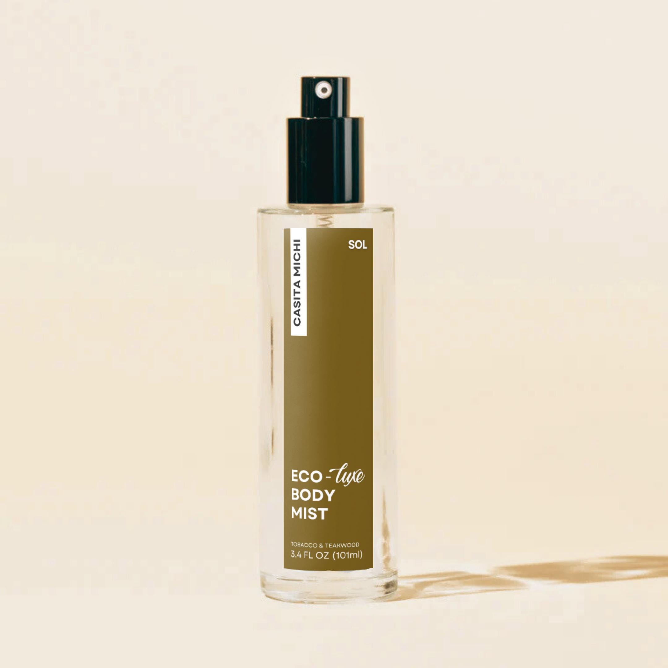 SOL Body Mist: Tobacco, Teakwood & Amber Scent, Eco-luxury Fragrance (3 ...