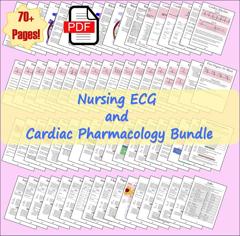 Digital ECG and Cardiac Pharmacology Guide. Heart Rhythm, Education ...