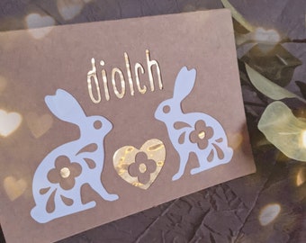 Diolch Card - Etsy