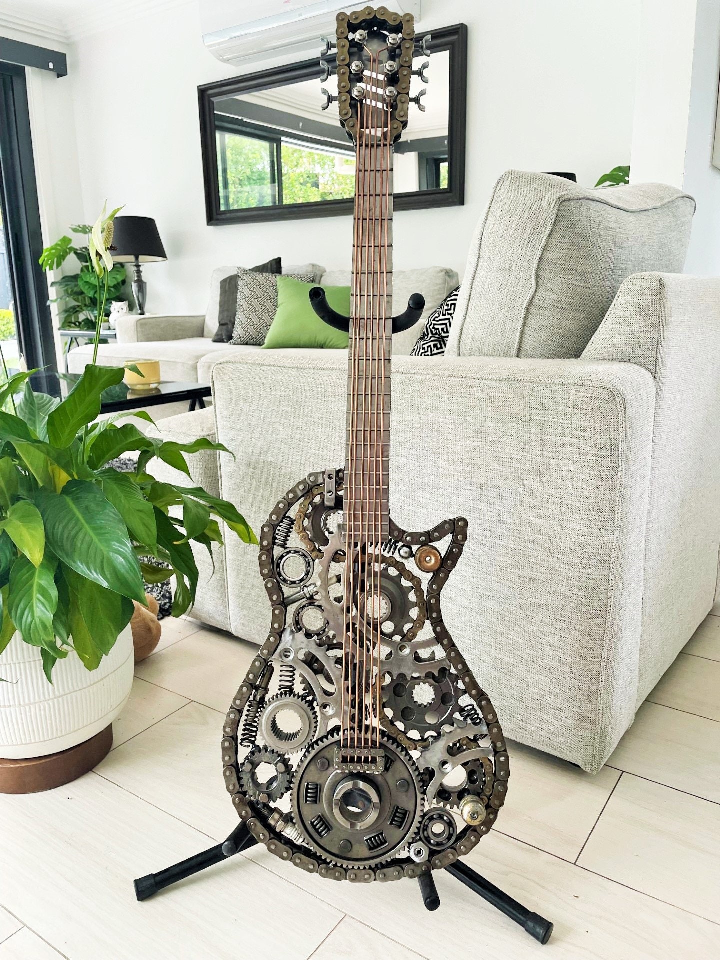 Full Sized Gibson Les Paul Metal Art Work Sculpture - Etsy