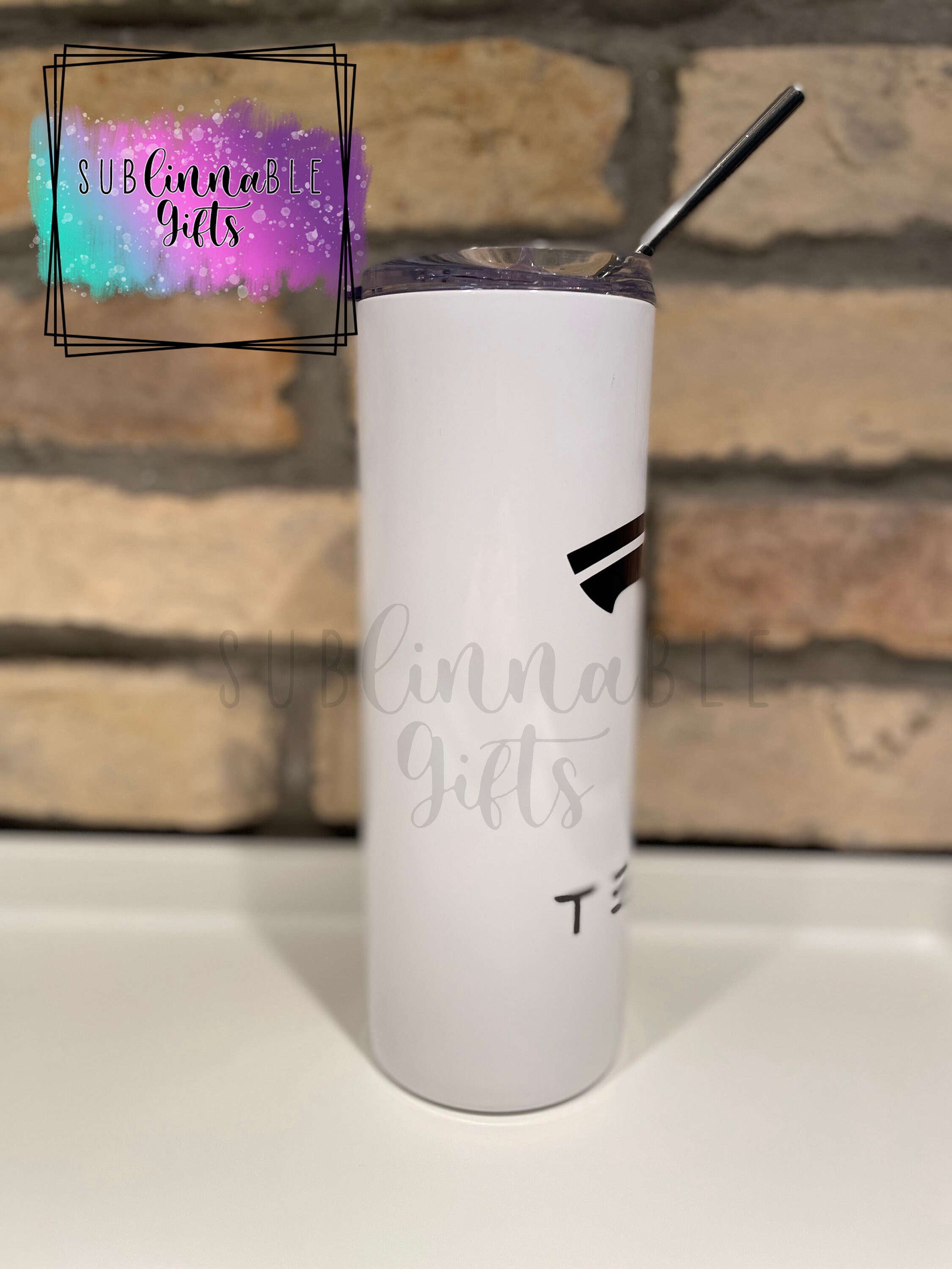 Personalized Tesla/tesla Diva White or Silver 20oz Tumbler. - Etsy