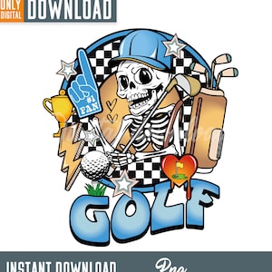 Retro Golf Png, Golf Clipart, Golf Dad Png, Funny Golf Png, Golf Smile ...