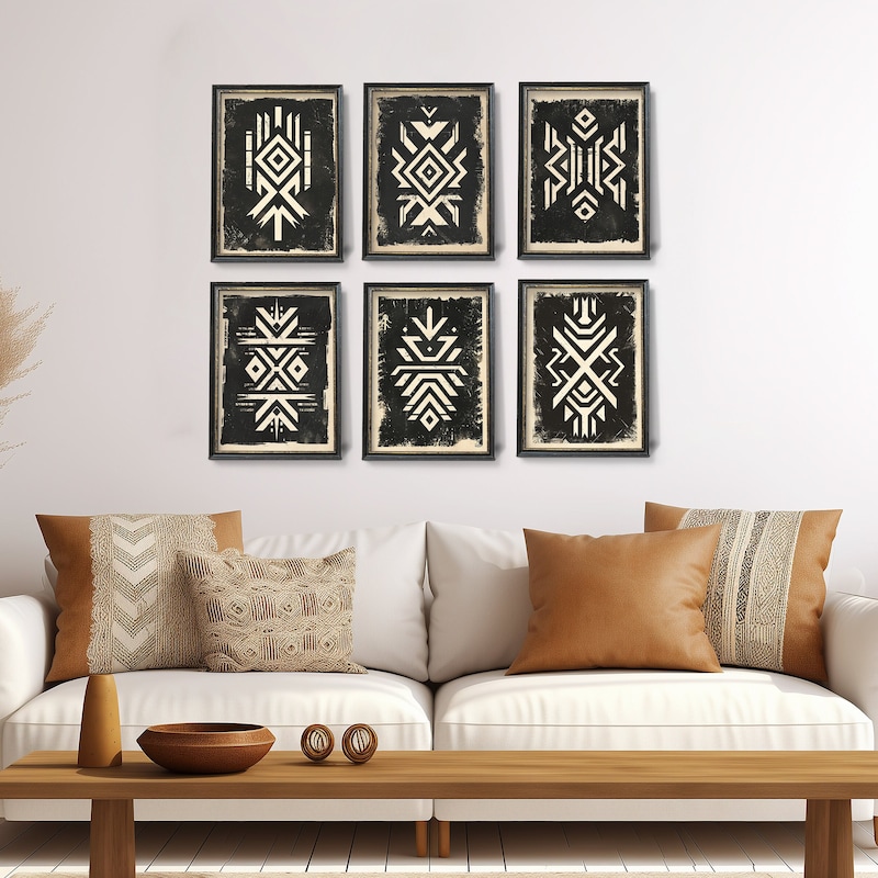 Aztec Wall Art - Etsy