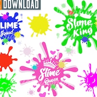 Slime Svg Bundle, Slime PNG, Slime, Slime Queen Svg, Slime King Svg ...