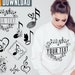 Music Notes SVG, Split Design, Clipart Cut File (digital Download) - Etsy