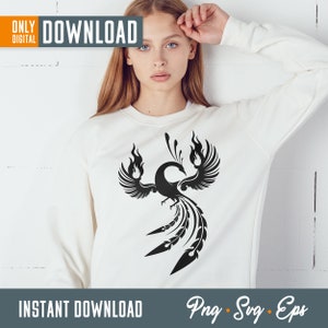 Rising Phoenix Svg Bundle, Phoenix Svg, Rise of the Phoenix SVG ...