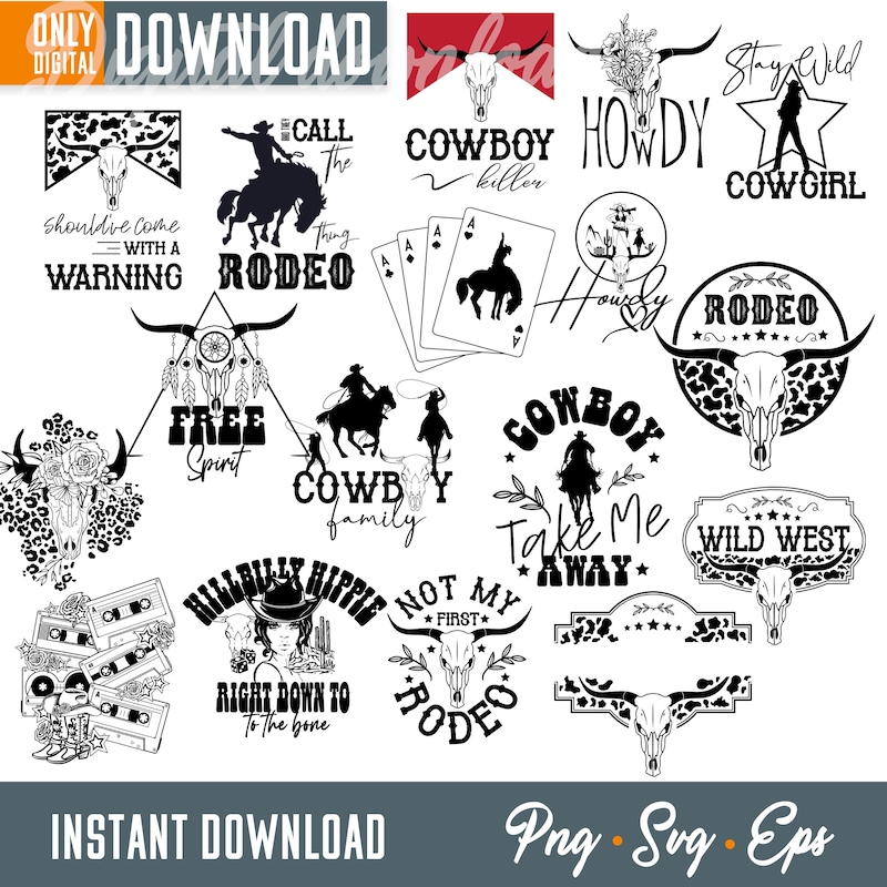 Western Svg - Etsy
