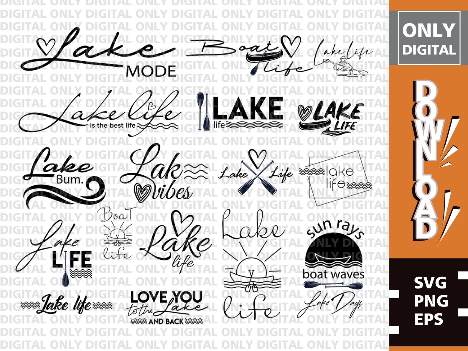 Lake Life Svg File Lake Svg Camping Svg Lake Svg Bundle - Etsy