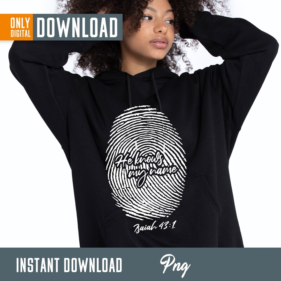 Isaiah 43:1 SVG, He Knows My Name SVG, Christian SVG, Scripture Svg ...
