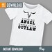 Angel Outlaw Western SVG, Cowgirl Clipart (digital Download) - Etsy