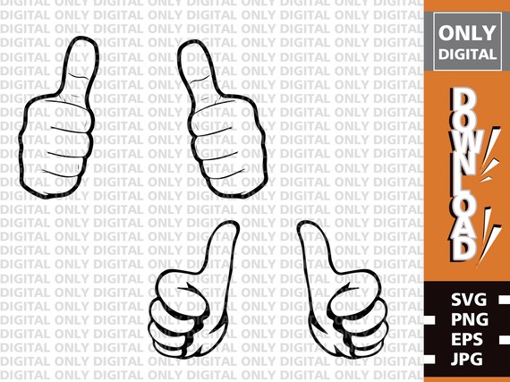Thumbs up Svg Thumbs up Cricut File Printable Thumbs up - Etsy India