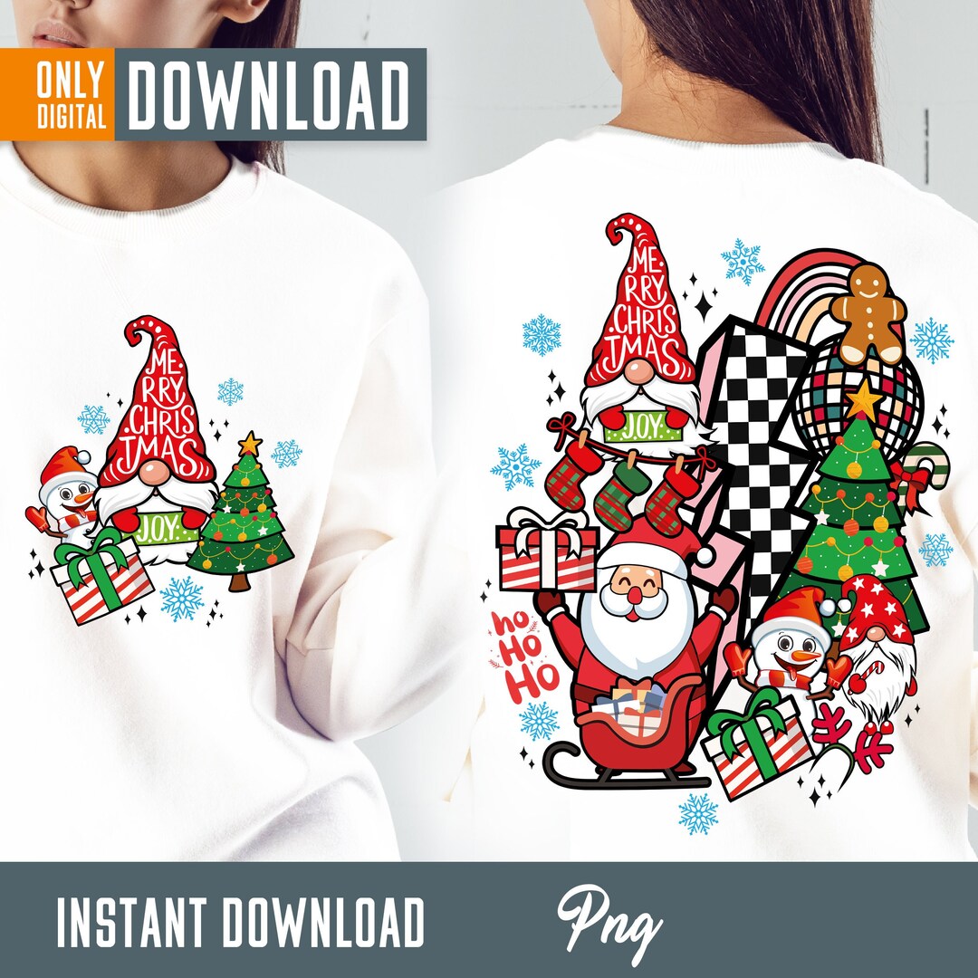 Retro Christmas Png, Santa Claus Png, Christmas Png, Christmas ...
