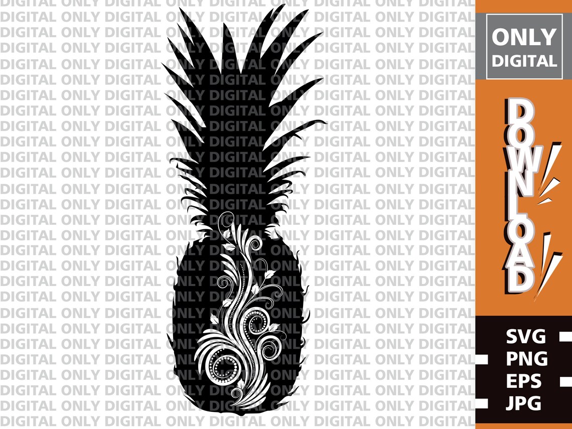 Pineapple Svg Cute Pineapple Svg Pineapple Cut File - Etsy