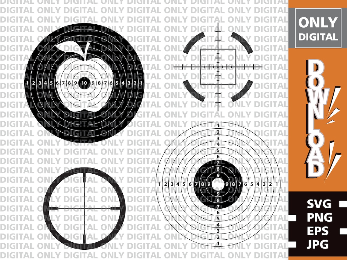 Target Svg Target Clipart Target Png Printable Target Svg - Etsy