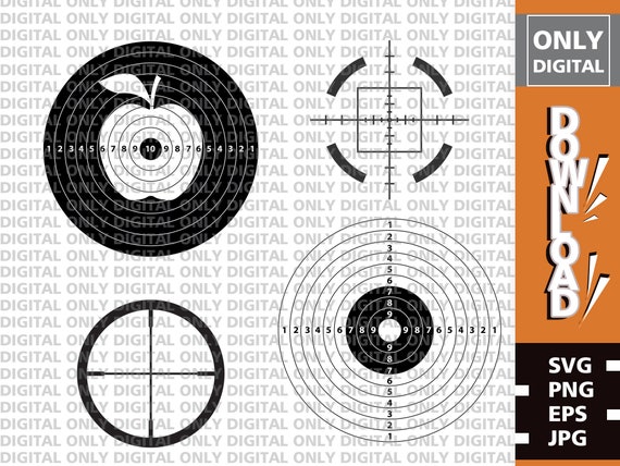Target Svg Target Clipart Target Png Printable Target Svg | Etsy