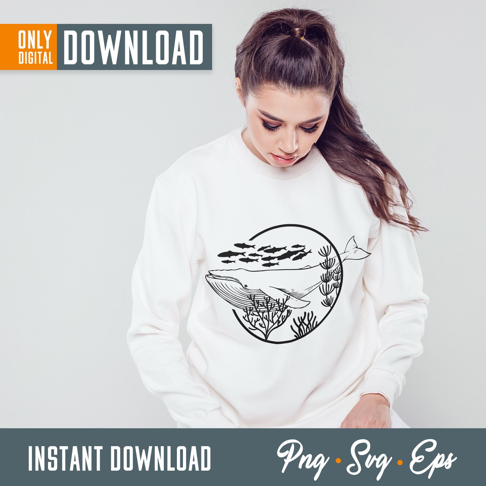 Whale Tail Svg Whale Svg Blue Whale Humpback Whale Whale - Etsy