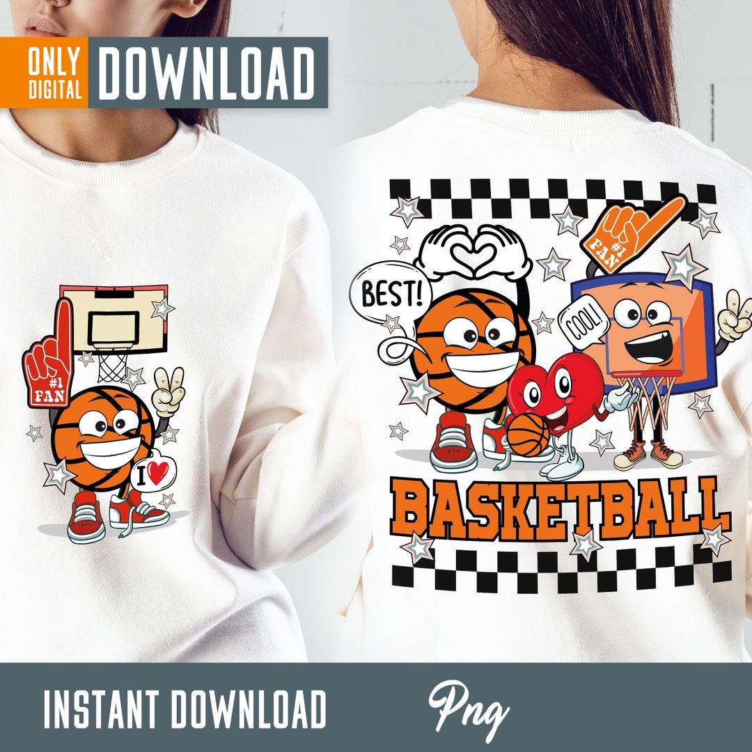 Basketball Printable Sublimation Design, Retro Sublimation, Basketball ...
