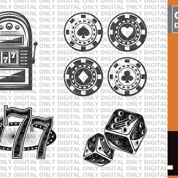 Casino Svg - Etsy