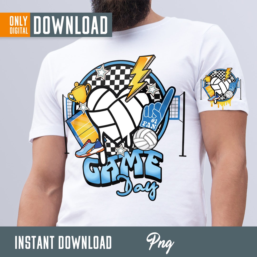 Game Day Volleyball Png Sublimation, Volleyball Mom Png, Volleyball Dad ...