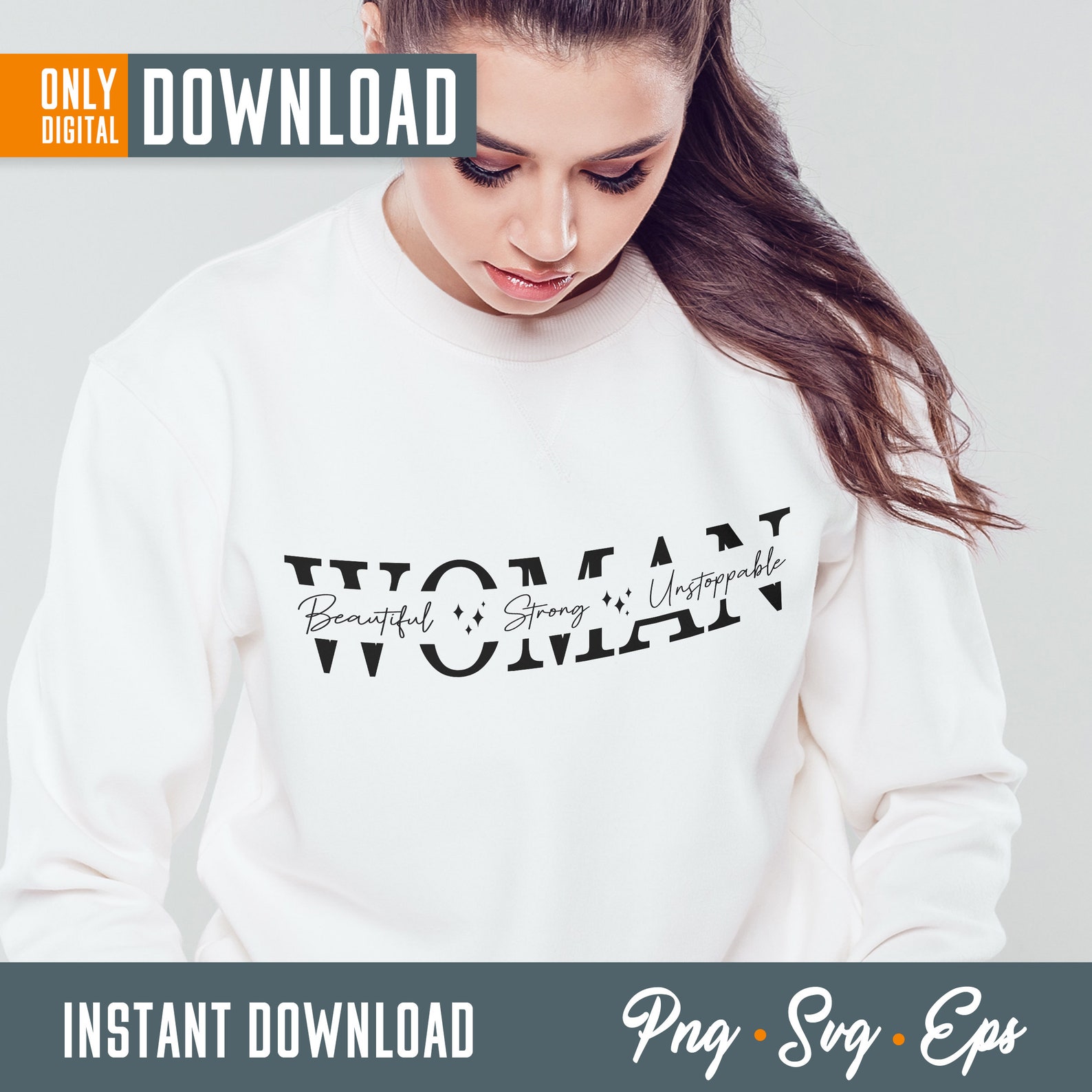 Strong Woman SVG Design, Motivational PNG, Cricut, Decals (digital) - Etsy